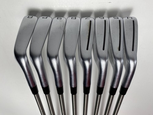 TaylorMade P790 2021 Iron Set 4-PW+AW AeroTech SteelFiber i95 Stiff ...