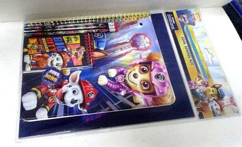 MIP New Paw Patrol Cool School Kit w/Folder,Notebook,Memo Pad,Sharpener ...