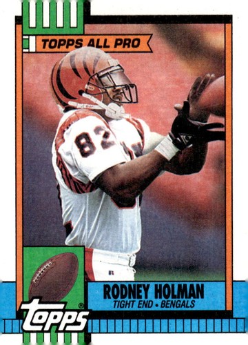 1990 Topps #279a Rodney Holman - Cincinnati Bengals | eBay