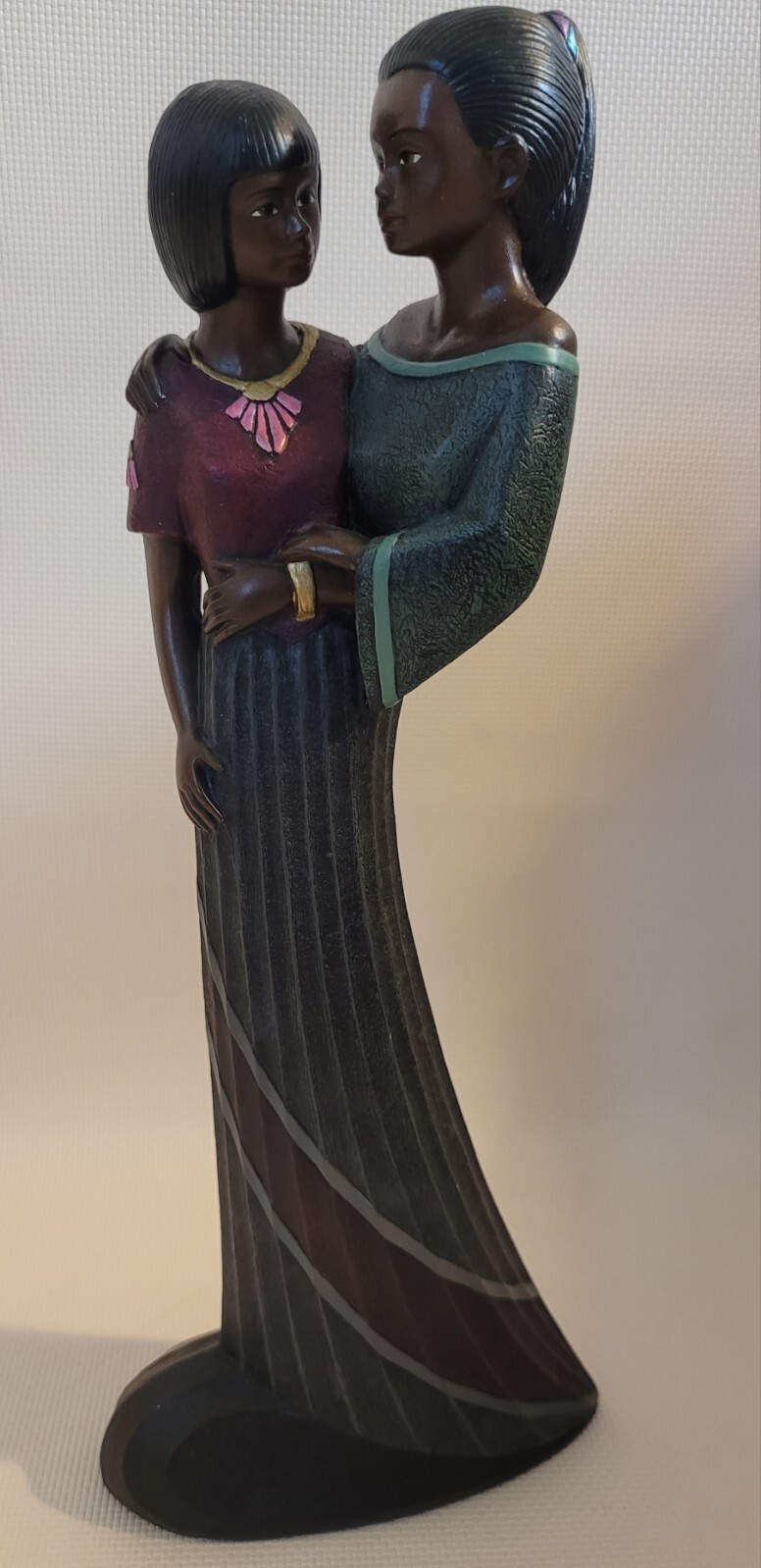 Rare Enesco 10" Mahogany Princess "Forever Friends" Figurine Parastone ...