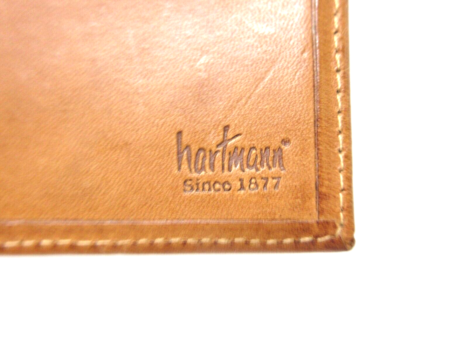 Hartmann Belting Leather Mens Bifold Wallet - Natural Tan Brown | eBay
