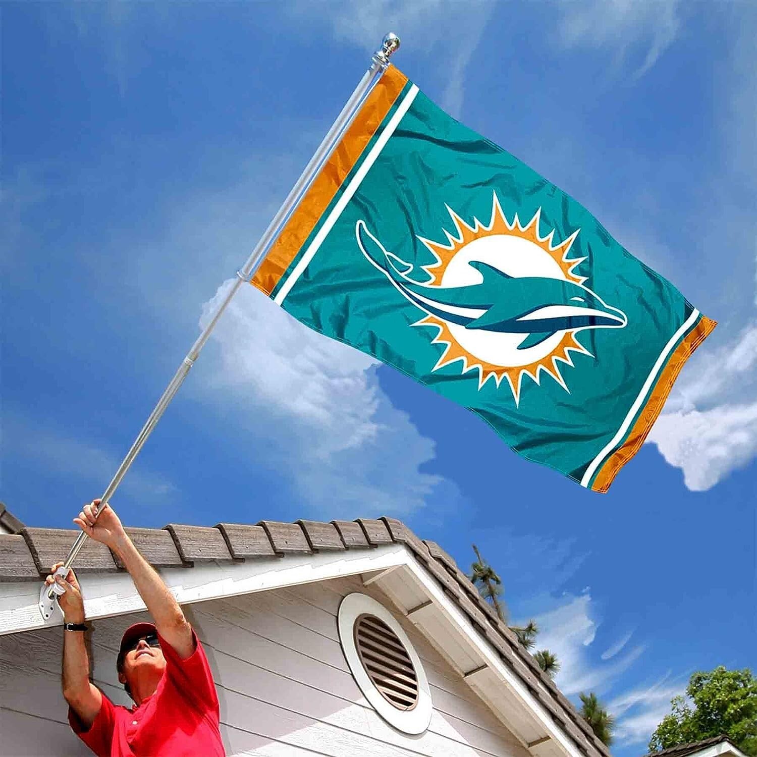 Miami Dolphins 3x5 ft Flag Banner NFL Football Free Shipping | eBay