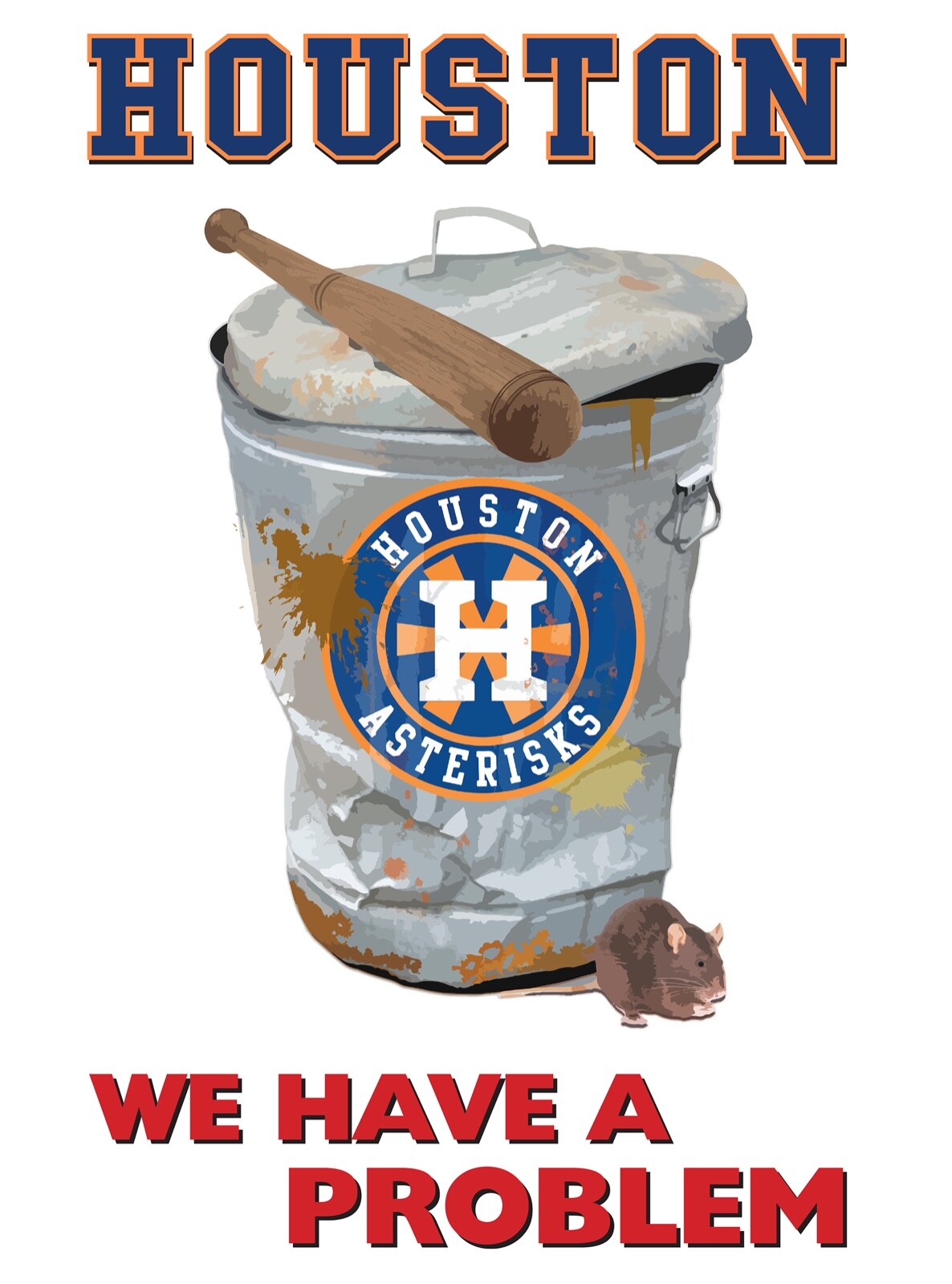 HOUSTON ASTERISKS T SHIRT | eBay