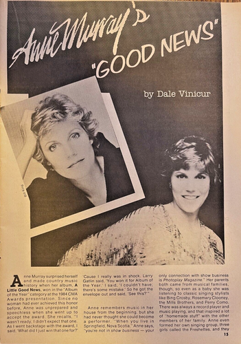 1985 Country Singer Anne Murray | eBay