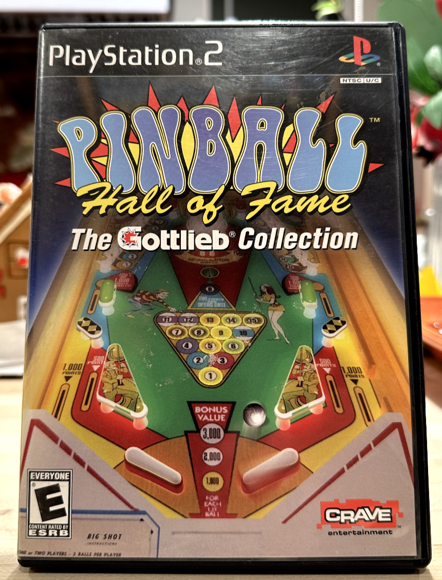 Playstation 2 PS2 Game: PINBALL HALL OF FAME GOTTLIEB COLLECTION ...