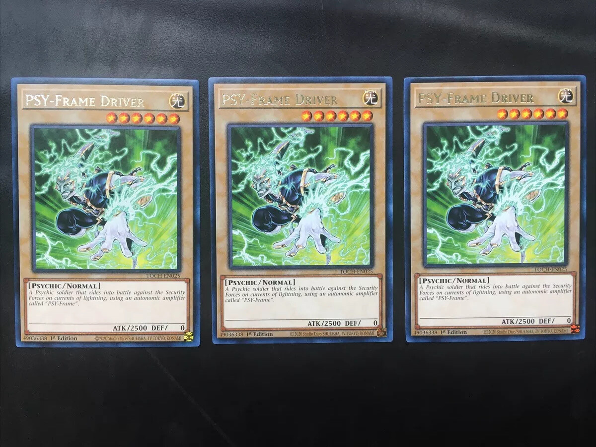YuGiOh!: PSY-Frame Driver (TOCH-EN025) Rare “1st Edition” MINT | eBay