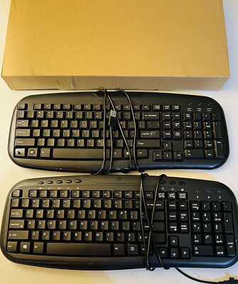 ONN Computer Office Keyboard Wired with 104-Keys & FC 98149 Multi Media ...