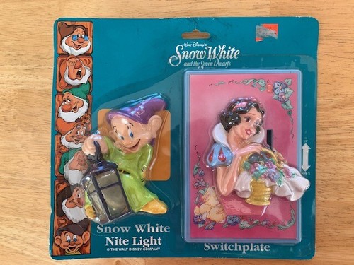 Vintage Snow White Switch Plate & Nite Light | eBay