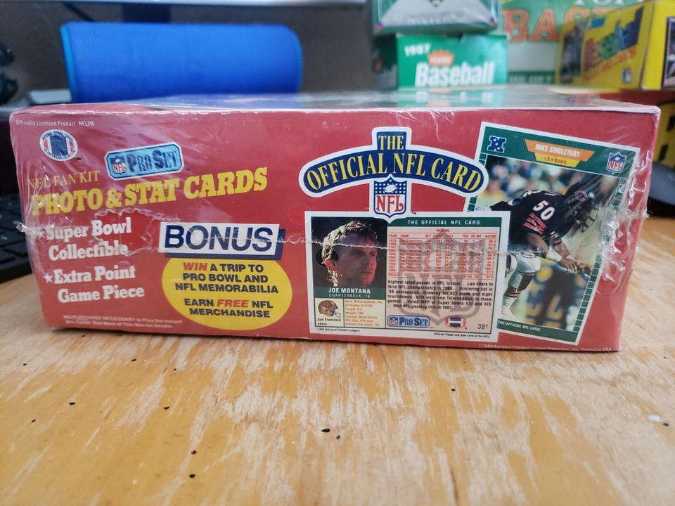 1989 PRO SET NFL FOOTBALL SERIES 1 HOBBY BOX 36 FACTORY SEALED PACKS RC ...