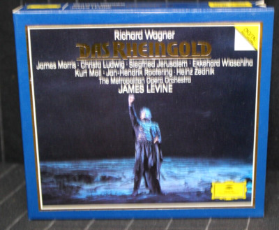 Wagner: Das Rheingold / Levine ~ 3-CD Box Set 1990, Deutsche Grammophon ...