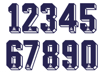 Le Coq Sportif Tottenham Hotspur Football Shirt Soccer Numbers Vinyl ...