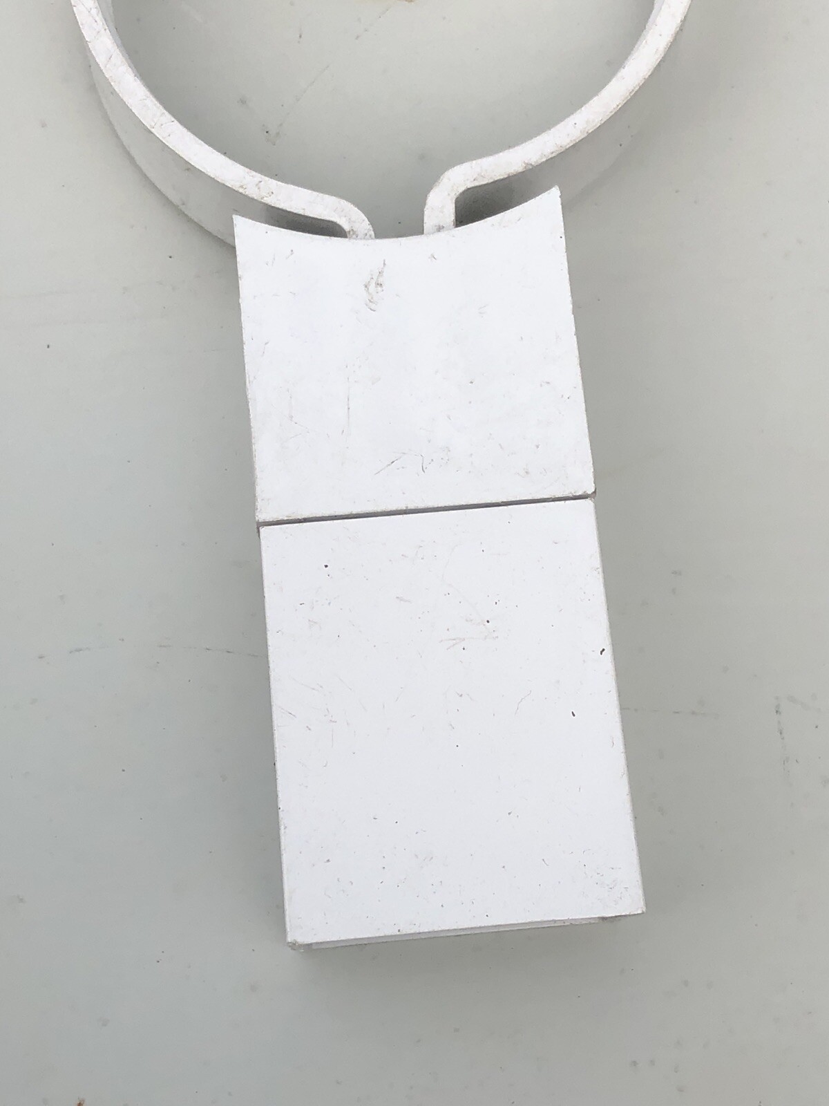 Osma White 3x Spacers For Round Rainwater Pipe Brackets | eBay UK