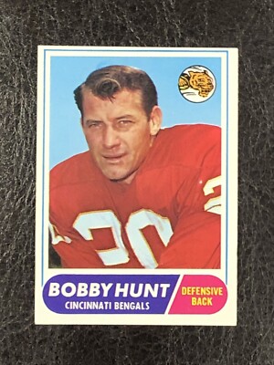 1968 Topps Football Bobby Hunt #122 NM-MT Cincinnati Bengals | eBay