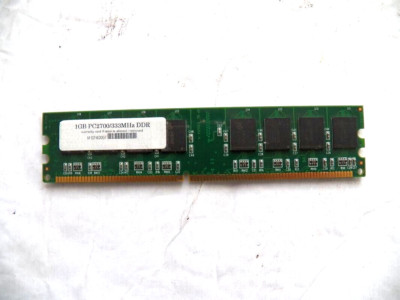 1GB PC2700 DDR 333 MHz Desktop Memory Non ECC 184 pin DIMM Micron Chips ...