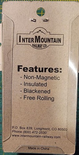 Intermountain # 60054-24 Metal 36" Wheels for Micro-Trains 0.537" 24 ...