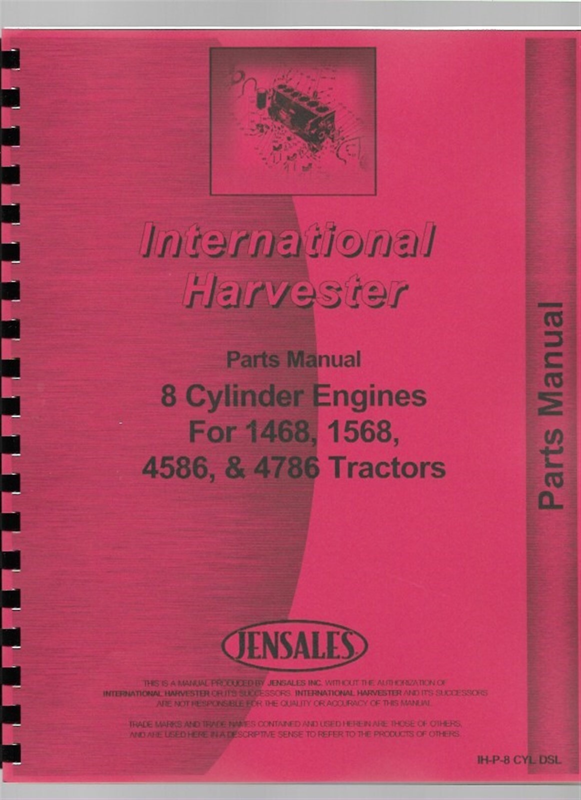 IH International V800 DV550 V8 Diesel Engine Parts Manual Catalog | eBay
