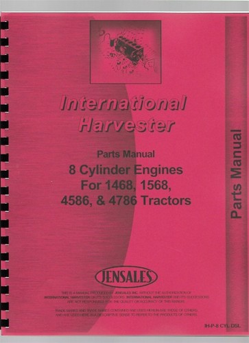 IH International V800 DV550 V8 Diesel Engine Parts Manual Catalog | eBay