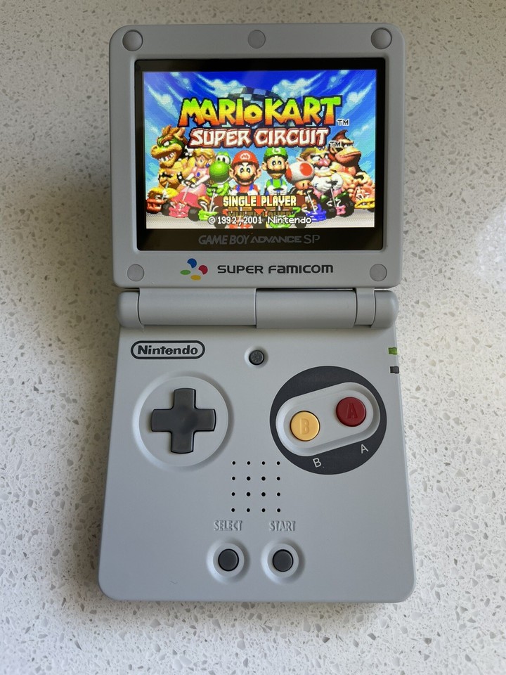 Nintendo Gameboy Advance SP GBA IPS Backlit LCD Screen Console AGS 101 ...