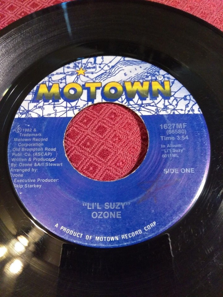 Ozone - Li'l Suzy / I'm Not Easy 7" VG Vinyl 45 Motown 1627MF 1982 USA ...