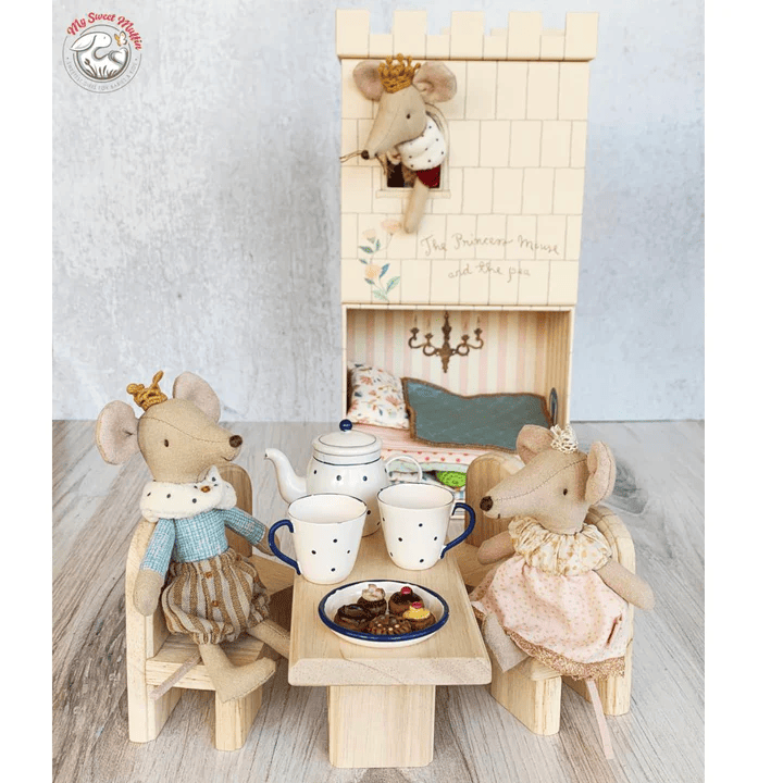 Maileg Tea Time Set with Biscuits in Box Vintage Inspired Collectible ...