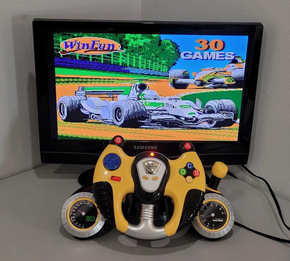 Winfun Plug 'N Play Power Wheel - 30 Games in 1 TESTED WORKS WITH BOX ...