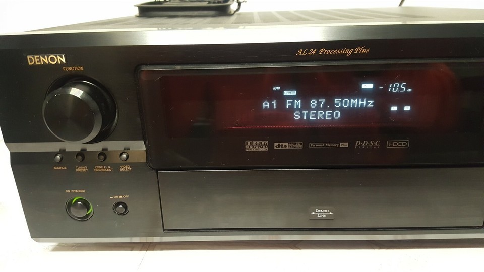 Denon AVR-3805 AL24 Processing Plus 7.1A 120V Surround Receiver No ...