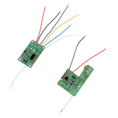 1Set 4 Channel 27MHZ Receiver Transmitter Board with Antenna DIY for RC ...