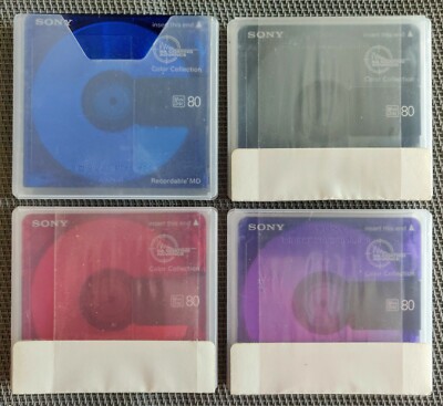 4 MiniDisc Sony 80 | eBay