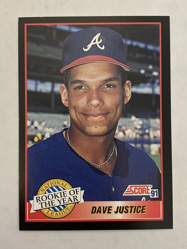 1991 Score #880 Dave Justice Near mint or better | eBay