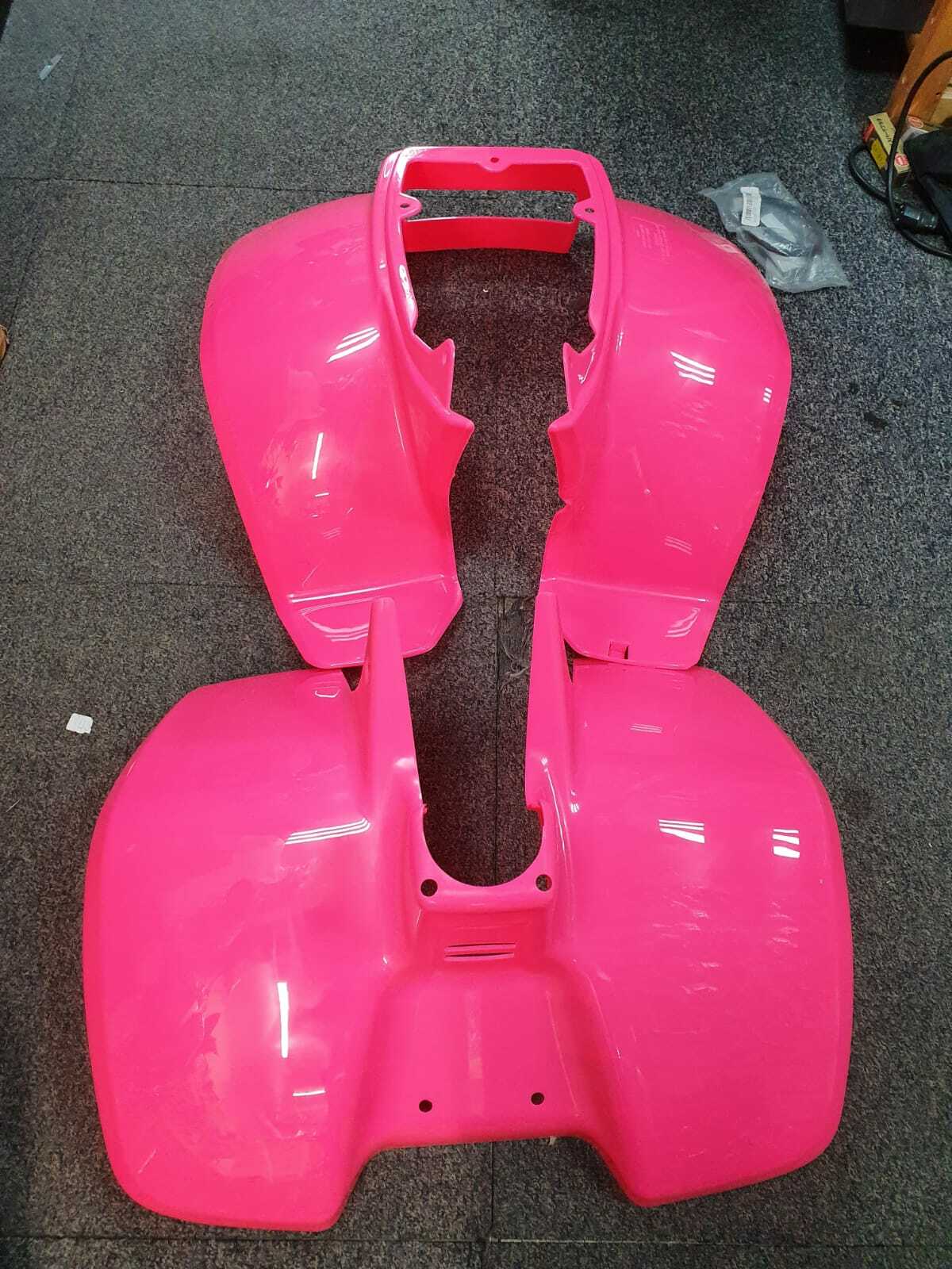 Plastics Set For Suzuki LT50 Pink Front, Rear Fender Bodywork Panels | eBay