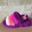 UGG YEAH BERRYLICIOUS MULTI SLIDE FUR SLINGBACK SHOES SLIPPERS SIZE US ...