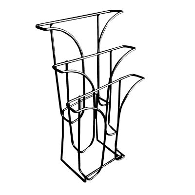 3 Tier Wire Literature Holder Brochure Stand Tri-fold Leaflet Coutertop ...