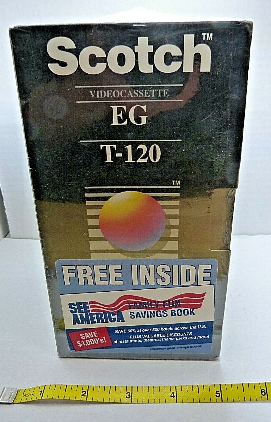 4 pack Scotch EG T120 Blank VHS Video Cassette Tapes FACTORY SEALED | eBay