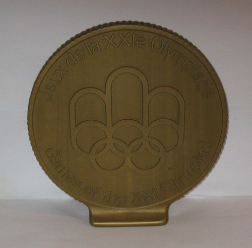 Rare 1976 Montreal Olympics Penny Maple Leaf Ring Coin Bank FREE ...