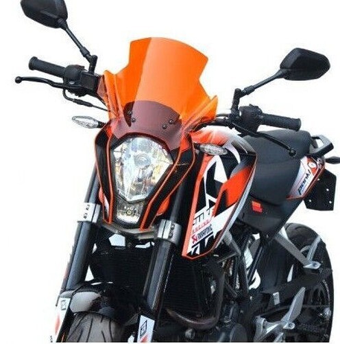KTM 390 DUKE 2013-2016 STANDARD REPLACEMENT WINDSCREEN WINDSHIELD ...