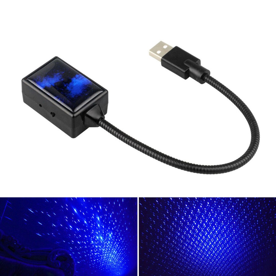 Car Interior Accessories USB LED Atmosphere Star Sky Lamp Ambient Night ...
