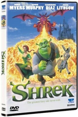 SHREK PART 1 DVD 1st First Movie FILM ONE Mike Myers Eddie Murphy UK ...