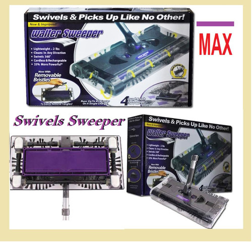 New_ Walter Sweeper Max Latest Cordless Swivel Sweeper G6 Quad Brush | eBay