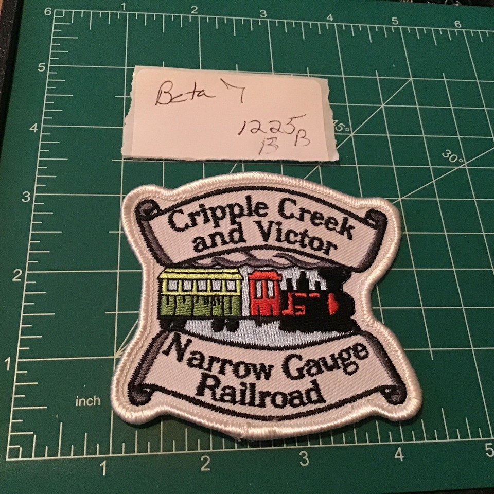 Vintage Cripple Creek and Victor Narrow Gauge Railroad Patch Train ...