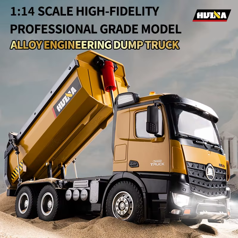 Huina 1573 1/14 RC Truck 10 Channel 2.4G Remote Control Loader Truck ...