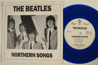 Rock 33 BEATLES Northern Songs MAGIC DWARF VG+ blue 4-song ep pic ...