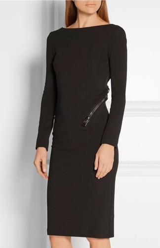 Tom Ford Iconic Runway Chocolate Brown Stretch Dress Size 42! NWT | eBay