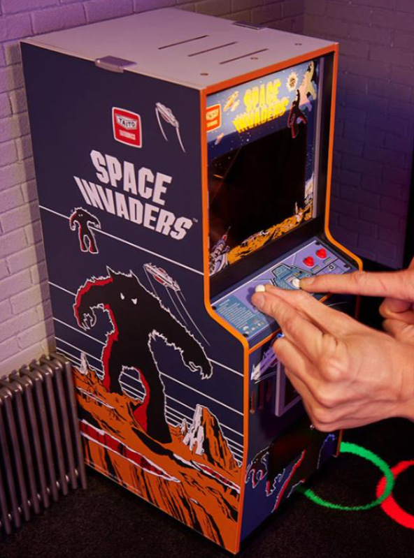Space Invaders Quarter Size Arcade Cabinet 1/4 Scale + Collector's ...