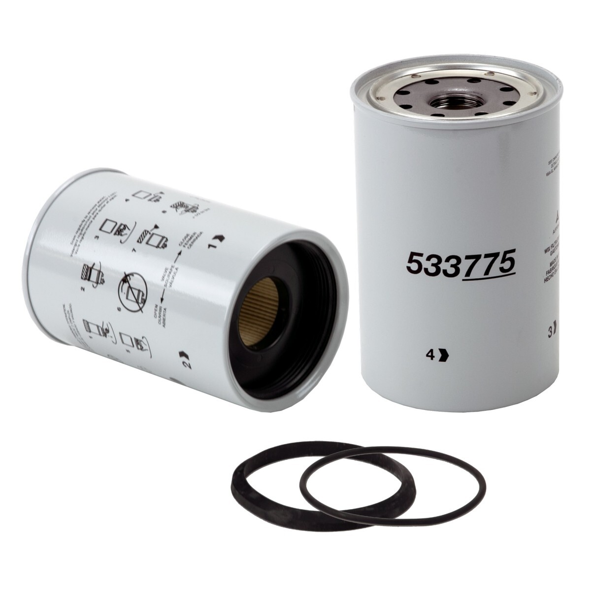 33775 WIX Fuel/Water Separator Filter Gas for Volvo 9700 VHD VNL VNM VT ...