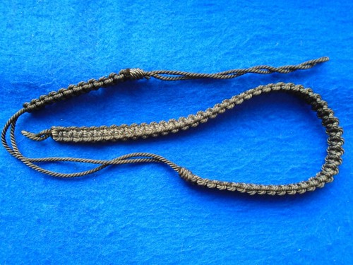 BRITISH ARMY & COMMONWEALTH BROWN MACRAME LANYARD, T.A. YEOMANRY | eBay