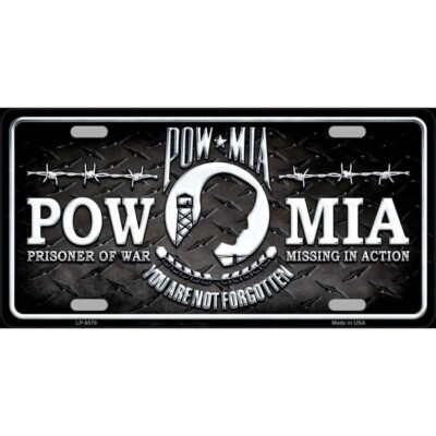 MINI Size 4"x2.2" License Plate Metal Sign for Home POW MIA Metal | eBay