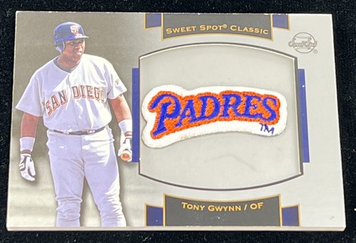 2003 Upper Deck Sweet Spot Classic Souvenir Logo Tony Gwynn #P-TG1 ...