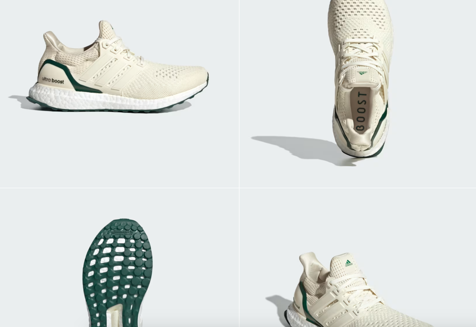 NEW ADIDAS Women's Ultraboost 1.0 Shoes JR3145 White Green HQ4207 ...