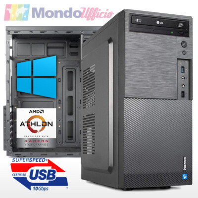 PC Computer AMD ATHLON 3000G 3,50 Ghz - Ram 16 GB DDR4 - SSD M.2 1 TB ...