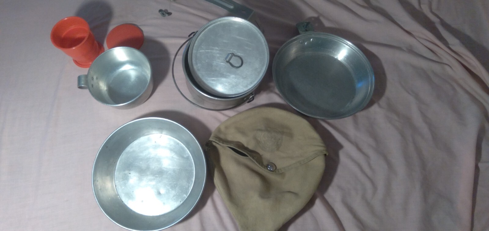 RARE VINTAGE BOY SCOUTS OF AMERICA OFFICIAL MESS KIT COOK SET ...